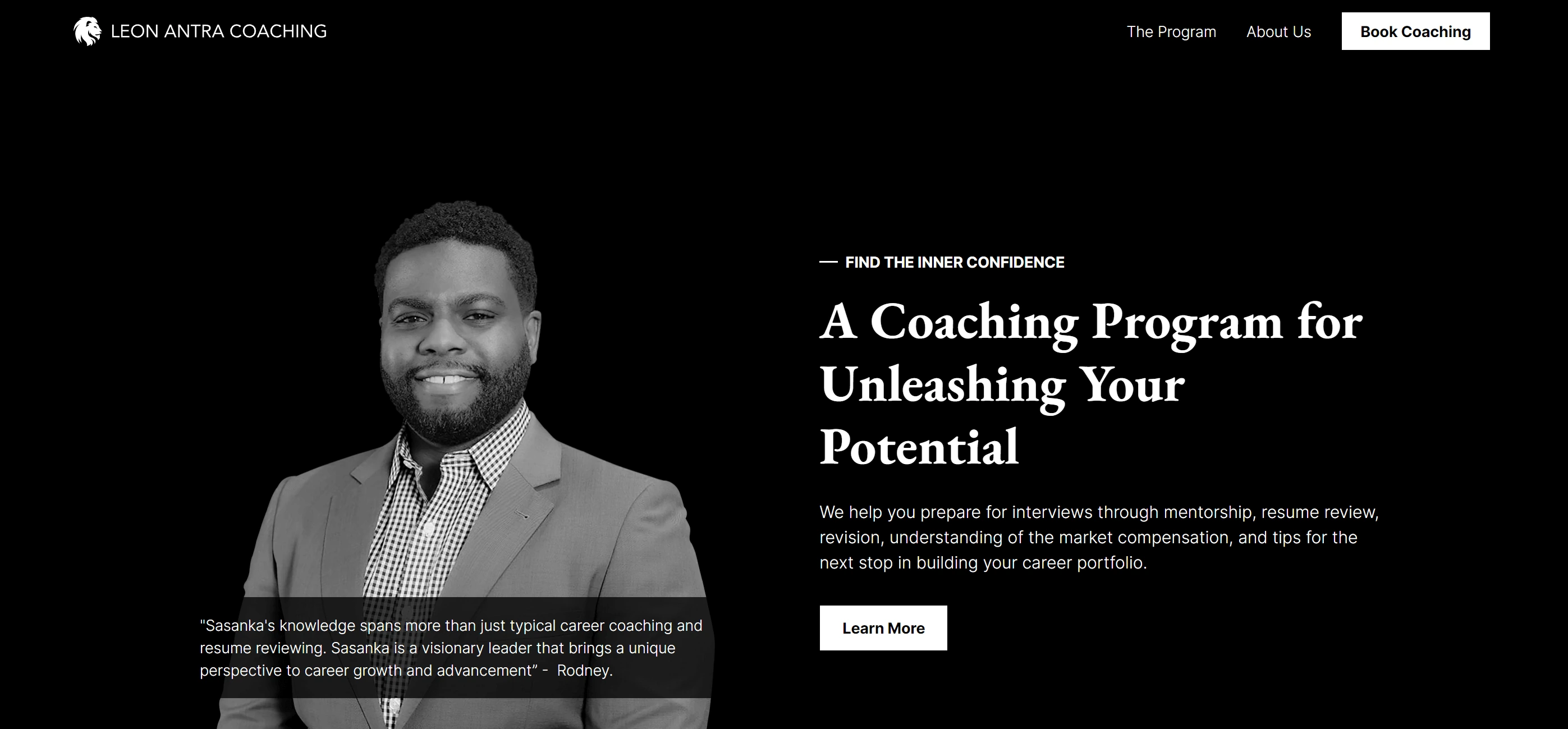 Leon Antra Coaching - A Program for Unleashing Your Potential